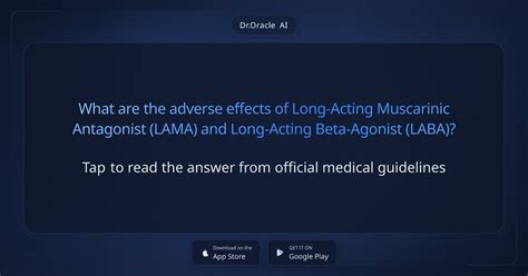 What Are The Adverse Effects Of Long Acting Muscarinic Antagonist Lama