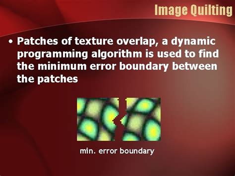 Graphcut Textures Image And Video Synthesis Using Graph