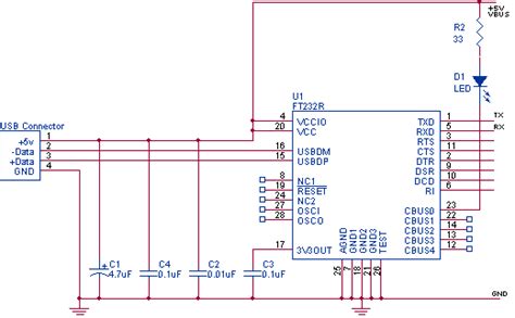 RS Serial To USB Converter Pinout Signals PinoutGuide Com