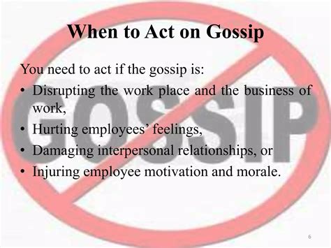 Gossip In Workplace Pptx