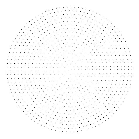 Premium Vector Abstract Halftone Circle Vector Illustration