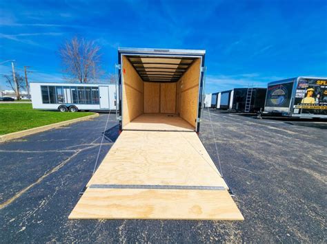 7x16 Cargo Trailer From Continental Cargo Black Advantage Trailer