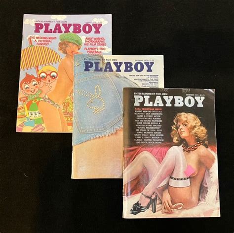 3 Playboy Magazines Aug Dec And Sept 1974 Playmate Kristine Hanson Ebay
