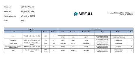What Is Weld Traceability The Welding Manufacturer Data Report