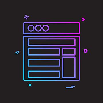 Web Design Layout Vector Hd Images Web Layouts Icon Design Vector