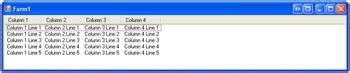 Using A ListView As A Multi Column ListBox Sam Jenkins