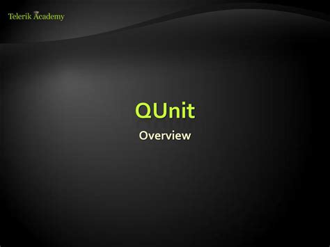 Ppt Unit Testing With Javascript Powerpoint Presentation Free