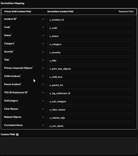 add a servicenow notification profile