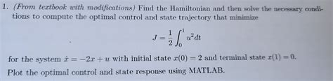 Solved From Textbook With Modifications Find The