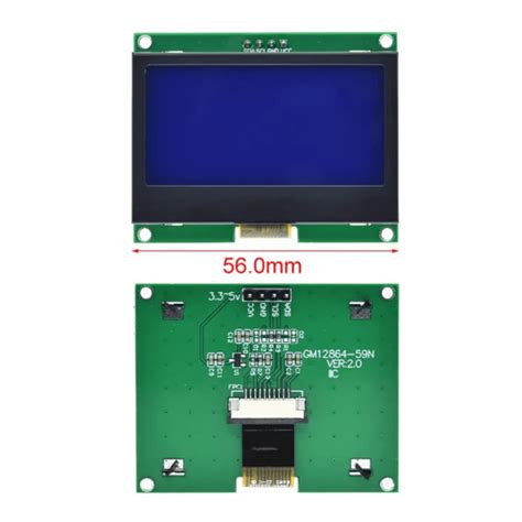Módulo Gráfico Lcd 128x64 I2c St7567s Instituto Digital