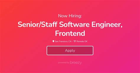 Seniorstaff Software Engineer Frontend At Mem