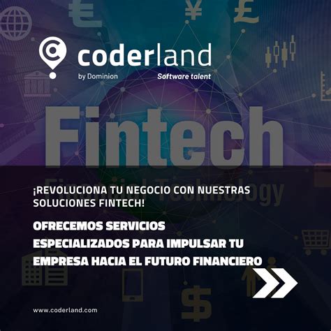 💻💡 ¡revoluciona Tu Negocio Con Nuestras Soluciones Fintech Coderland