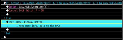Rmmv Galvs Quest Log Using Conditional Branch To Detect If The Objectives Are Completed