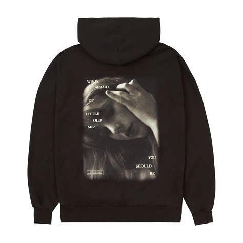 Whos Afraid Of Little Old Me Dark Brown Hoodie Taylor Swift Uk Store