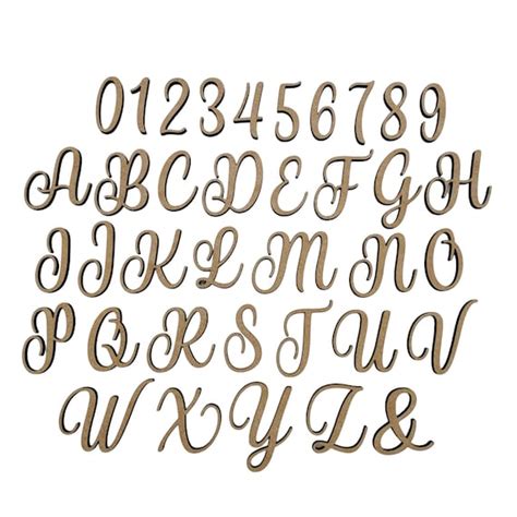 Girly Cursive Alphabet Fonts