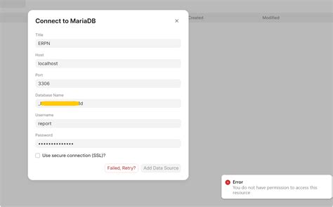 Connection Issues On Mariadb Insights Frappe Forum
