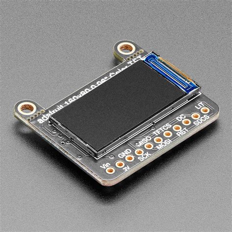 Adafruit 0 96 160 X 80 Color Tft Display With Microsd Card Breakout St7735 The Pi Hut