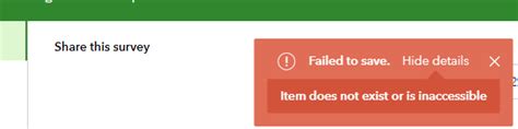 Survey Does Not Exist Error Esri Community