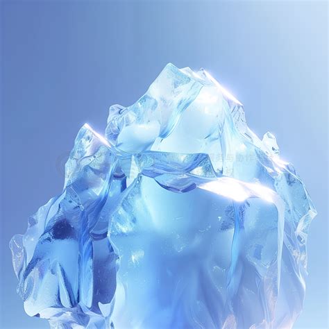 3d数字艺术冰川冰在阳光下闪闪发光山地风光场景3d插画ai立体元素免费下载png格式2784像素编号69526312 千图网