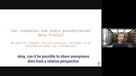 [video] Pedro Mesa On Linkedin Gdpr Digitalhealth Anonymisation Pseudonymisation