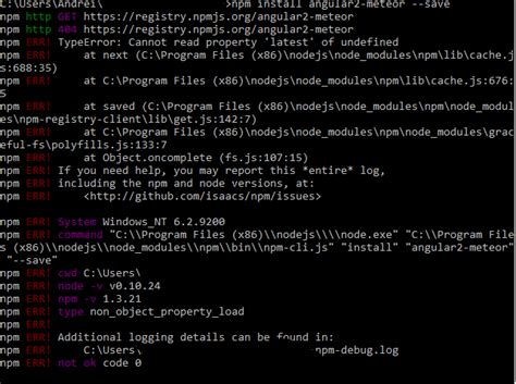 Angular Issues Installing Angular2 Meteor With Npm Stack Overflow