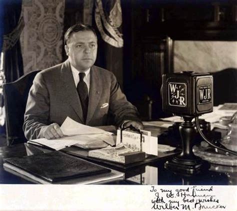 Governor Of Michigan Wilber M Brucker 1931 1933 Signed Photo