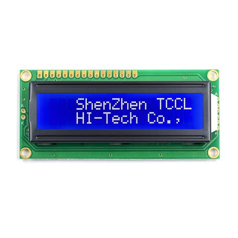 Small Panel 16X2 Character Module 16 2 LCD Module Monochrome Alphanumeric 1602 Display 16X2