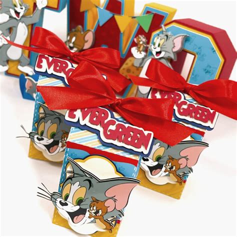 Kit Party Tom And Jerry Tom Y Jerry Cake Topper Tom Jerry Birthday Decorations Tom And Jerry