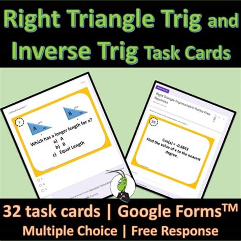 Solving Right Triangle Trigonometric Ratios And Inverse Trig For Geometry