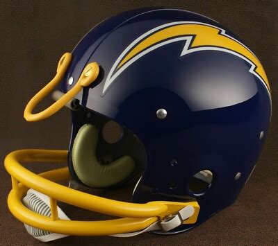 San Diego Chargers 1974 1982 Nfl Authentic Throwback Football Helmet Ebay