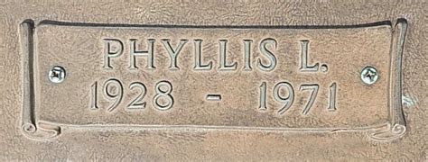 Phyllis L Ellingson Hanson 1928 1971 Memorial Find A Grave