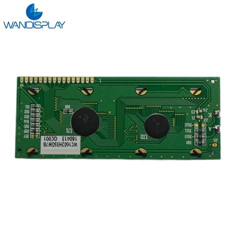 字符 Lcd 显示屏 16x2 数据表 Cob 显示屏 Lcd 16x2 1602 Rohs Lcd 模块 Wc1602h3sgw7b