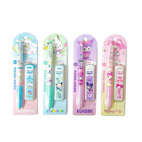 4개세트 산리오 파스텔 샤프샤프심세트 산리오샤프세트 산리오샤프심 시나모롤샤프 포챠코샤프 포차코샤프 쿠로미샤프 마이멜로디샤프 산리오학용품 산리오필기구 우정템 신학기 새