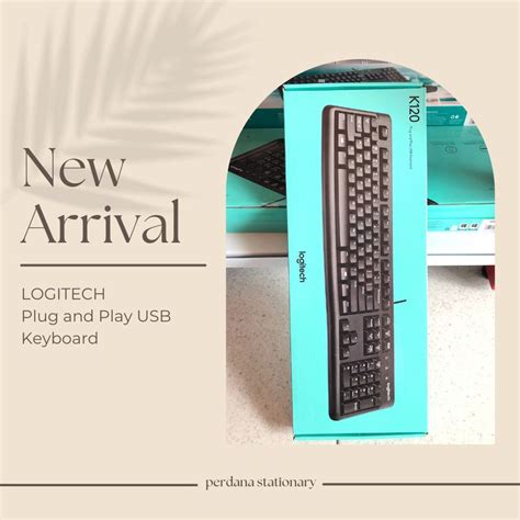 Keyboard Logitech Plug And Play Usb Keyboard