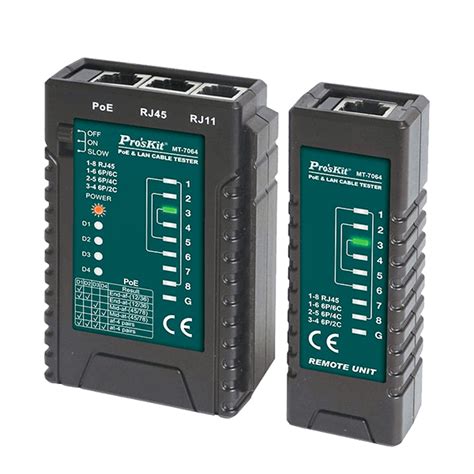 Proskit Mt 7064 C Poe And Lan Cable Tester
