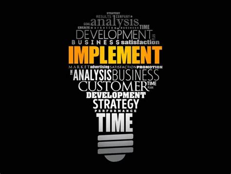Implement Word Cloud Stock Vector By Dizanna 143717707