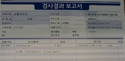 남성호르몬 검사 테스토스테론 수치 2 잠백이 흑마늘즙 네이버 블로그