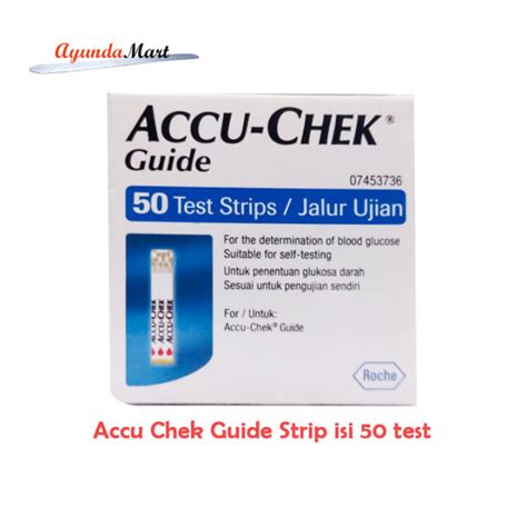 Strip Accu Chek Guide 50 Test Strip AccuCheck Guide Test Strip Accu Check Guide Lazada Indonesia