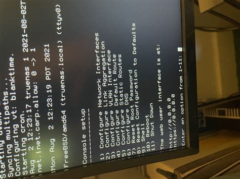 No Web Ip On New Install Truenas Community