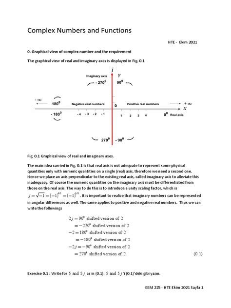 Eem 225 Complex Numbers Functions Oct 2021 Hte Pdf Exponential Function Complex Number