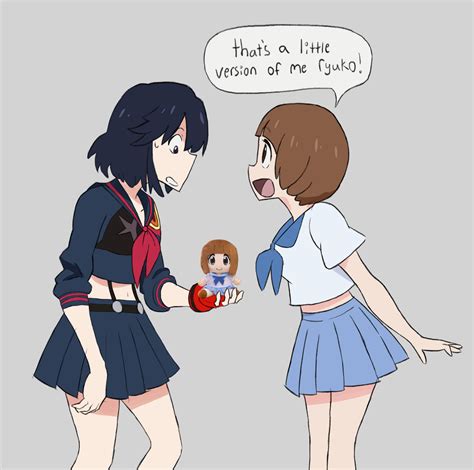 Matoi Ryuuko Senketsu And Mankanshoku Mako Kill La Kill And More Drawn By Chimeraenvy