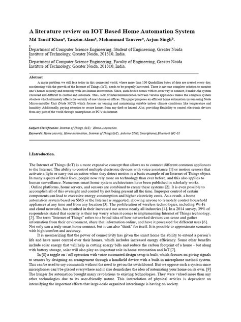 Literature Review Download Free Pdf Raspberry Pi Home Automation