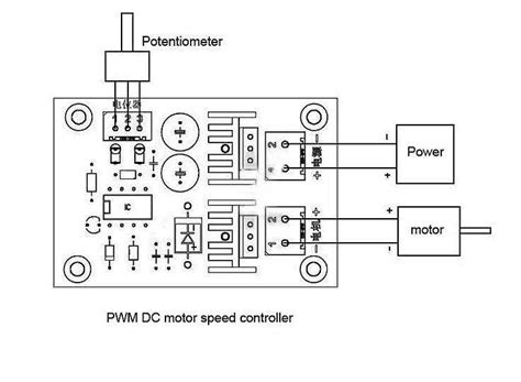 A Simplified Circuit Diagram For Controlling 24v Dc Motor Speed