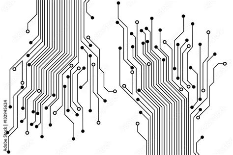 Abstract Circuit Board Background Stock Vector Adobe Stock