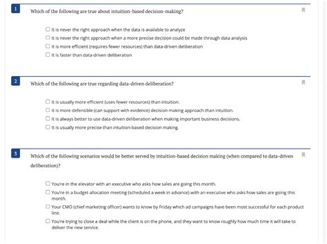 Solved Which Of The Following Are True About Intuition Based