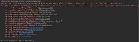 Encrypted Entry Exception Issue 753 Soot Oss Soot GitHub
