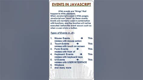 Events In Javascript In Urduhindi Web Coding With Bilal Youtube