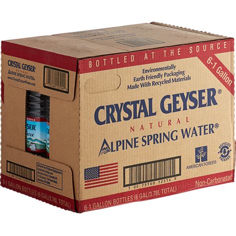 Case Of Crystal Geyser Water At Rickey Turman Blog