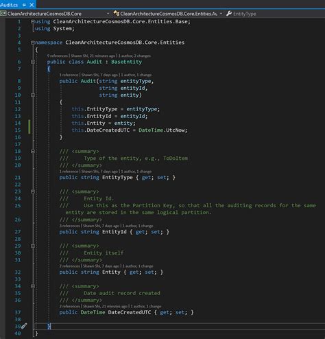 clean architecture — audit log using partitioned repository pattern with cosmos db by shawn