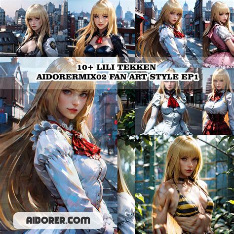 10 LILI TEKKEN AIDORERMIX02 FAN ART STYLE EP1 Aidorer Digital Art Collection